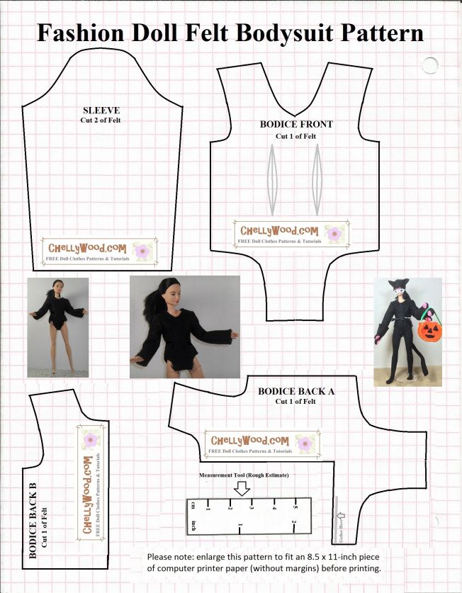 Unlock Creativity: 20+ Free Doll Outfit Patterns for 11.5″ Fashionistas!